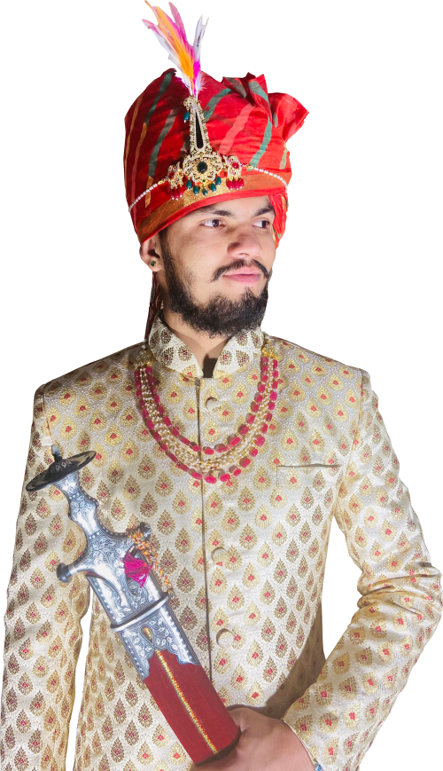 Rajputi safa/ Jodhpuri safa - Rohida